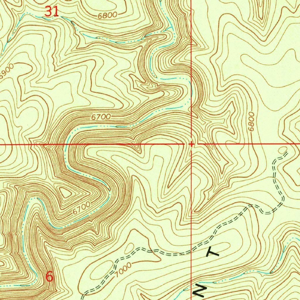 Grama Draw, AZ (1965, 24000-Scale) Map by United States Geological ...