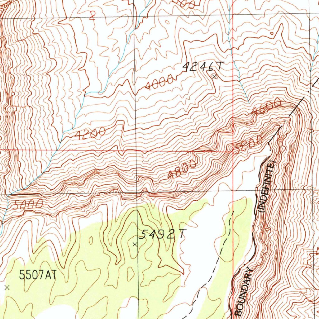 Grama Spring, AZ (1988, 24000-Scale) Map by United States Geological ...