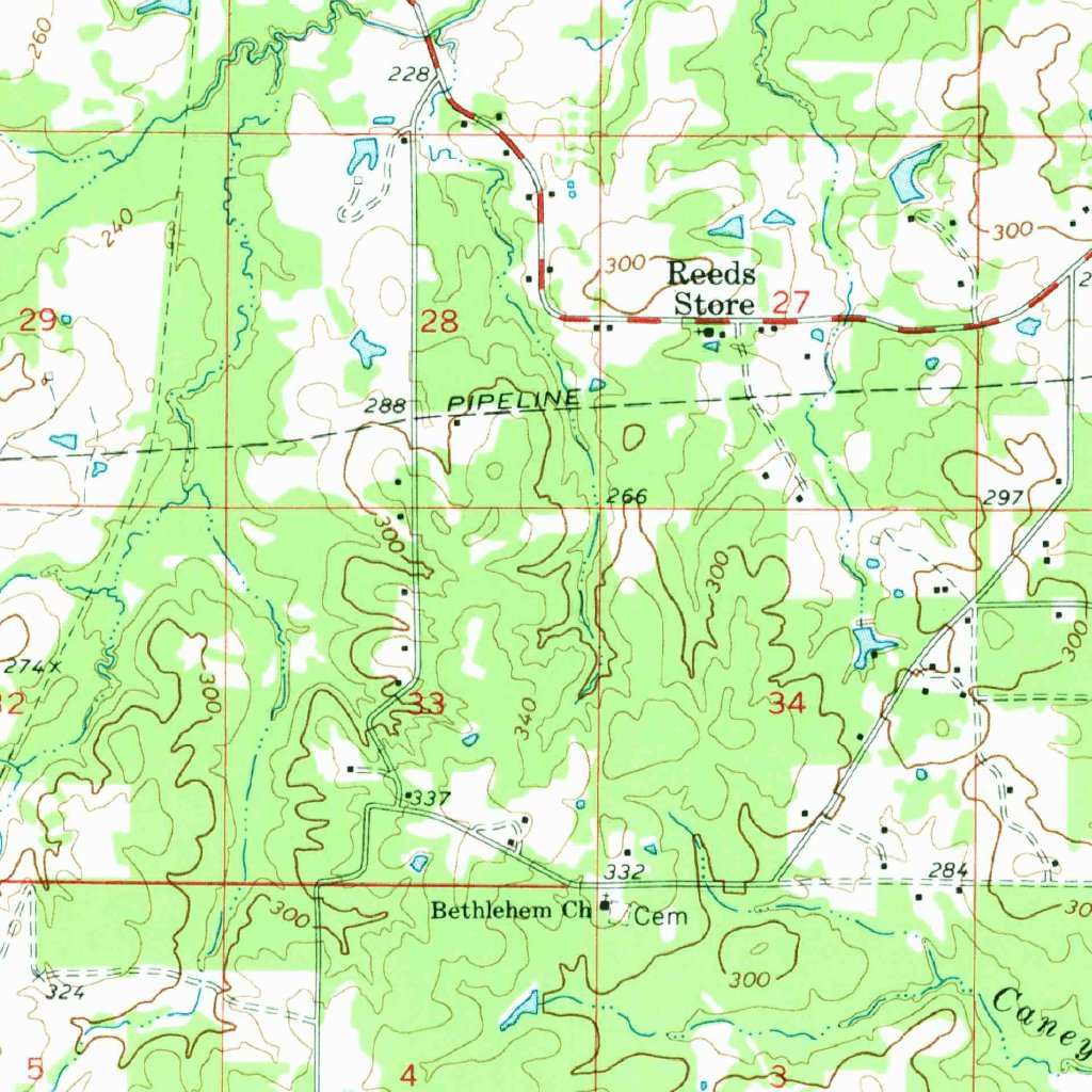 Grand Cane, LA (1972, 62500-Scale) Map by United States Geological ...