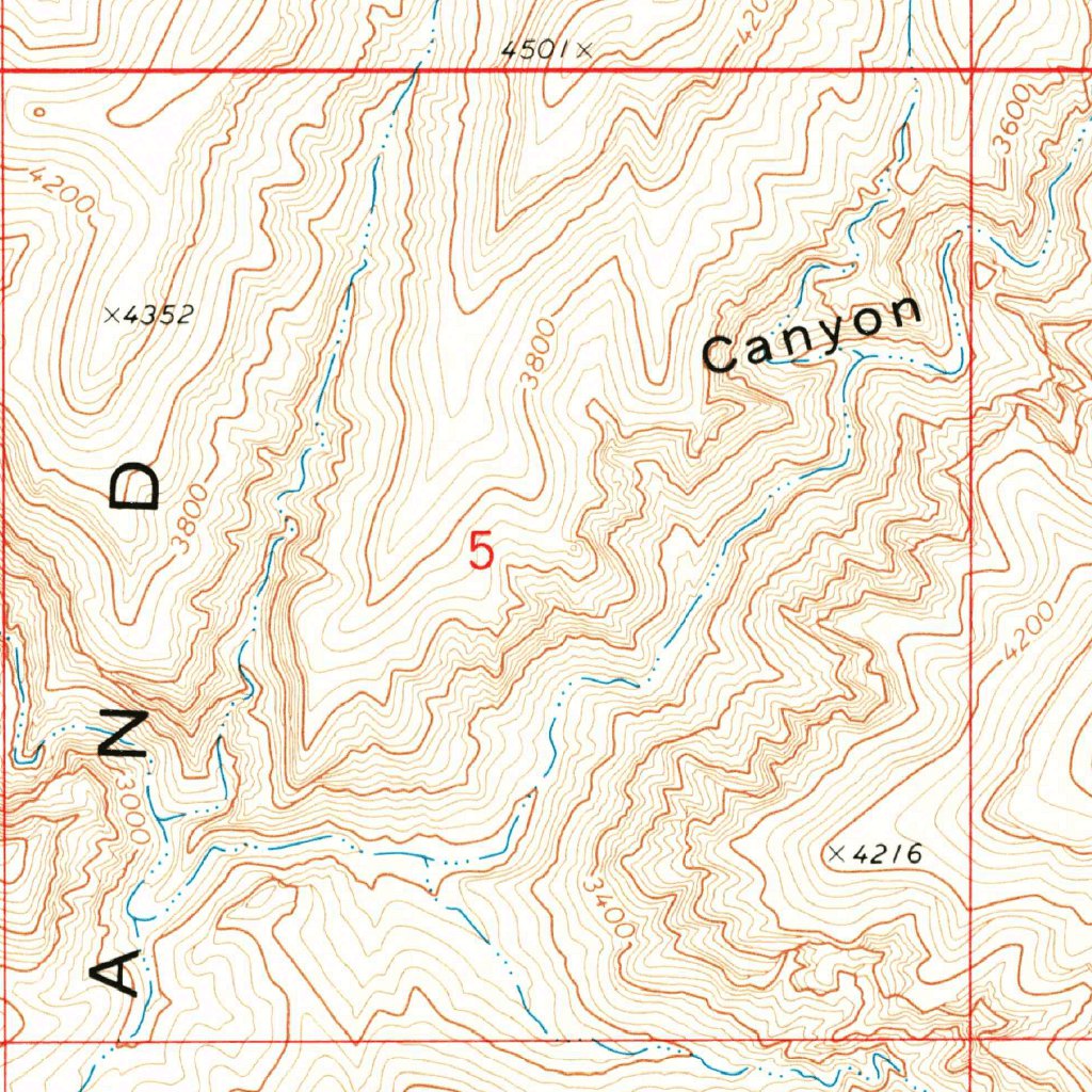 Grand Gulch Bench, AZ (1971, 24000-Scale) Map by United States ...