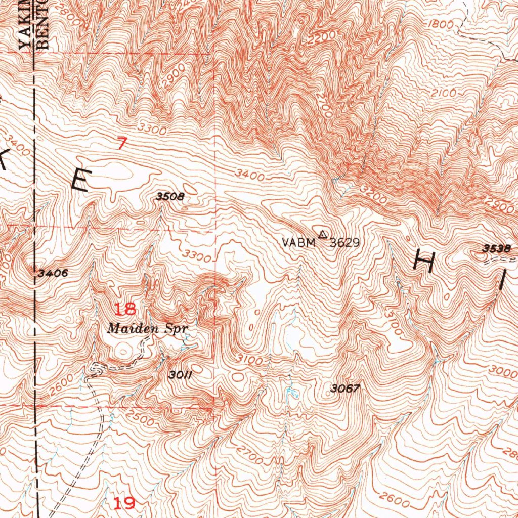 Grandview, WA (1950, 62500-Scale) Map by United States Geological ...