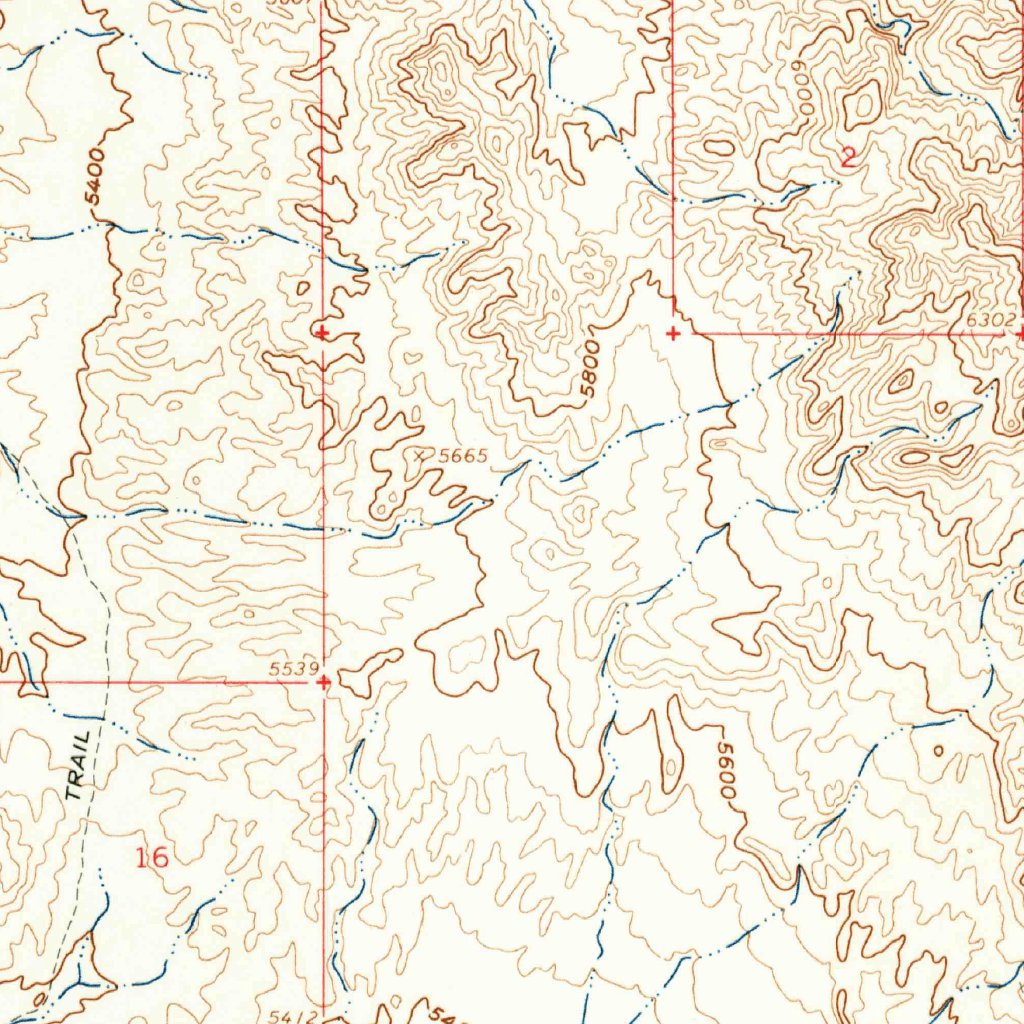 Granite Mountain, UT (1960, 62500-Scale) Map by United States ...