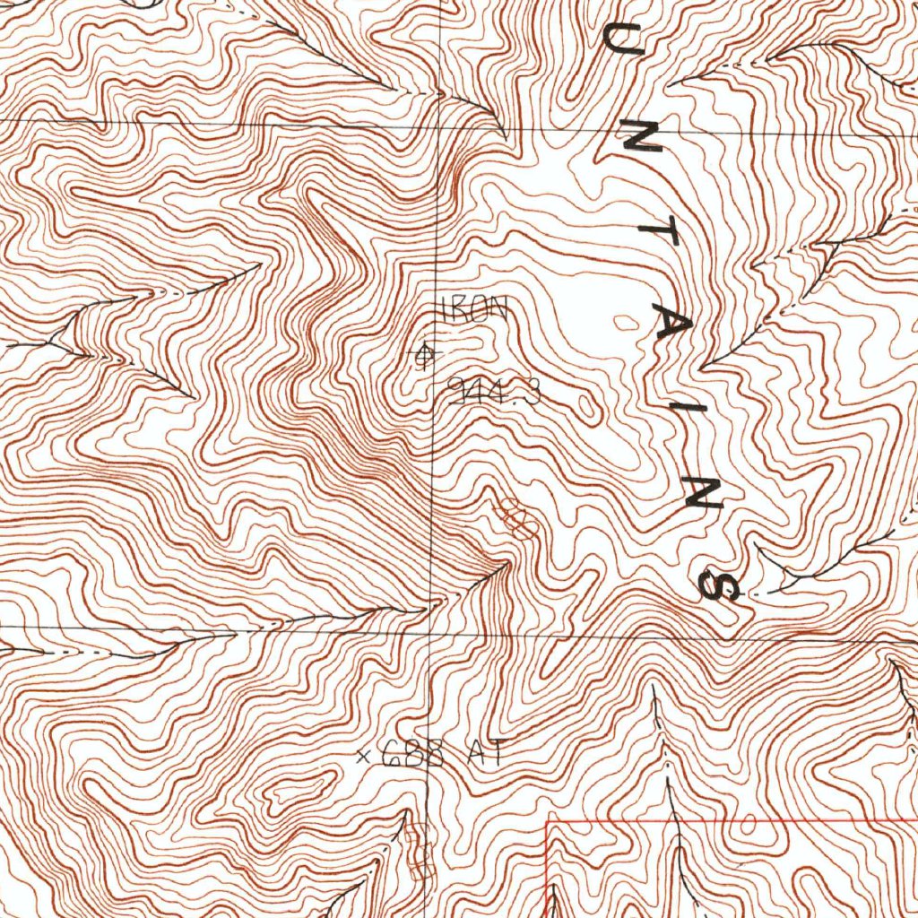 Granite Pass, CA (1985, 24000-Scale) Map by United States Geological ...
