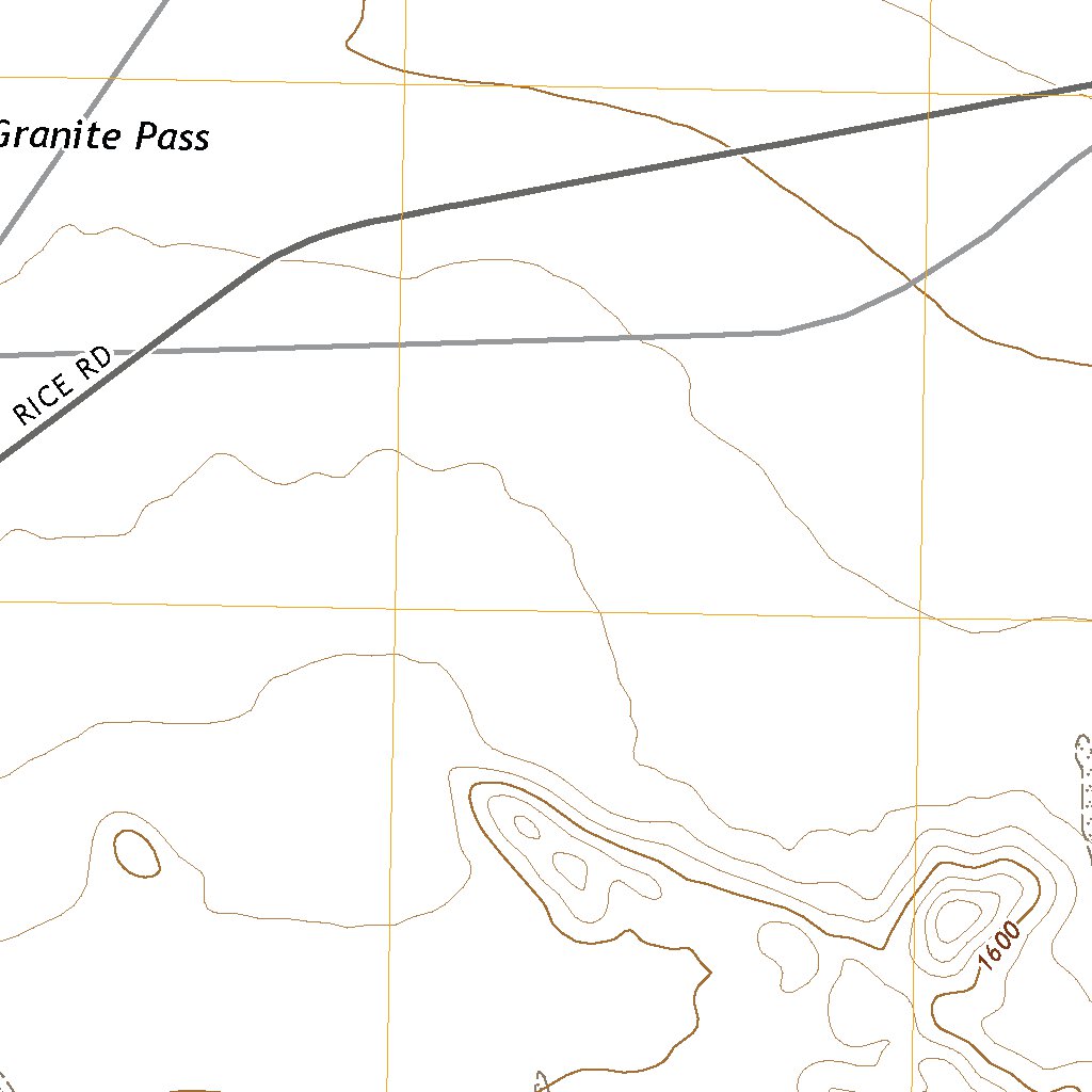 Granite Pass, CA (2021, 24000-Scale) Map by United States Geological ...