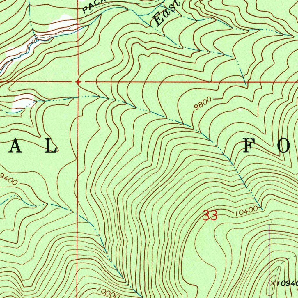 Granite Peak, CO (1964, 24000-Scale) Map by United States Geological ...