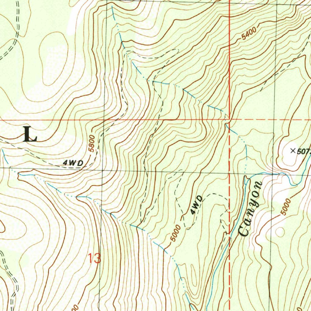 Graniteville, CA (1982, 24000-Scale) Map by United States Geological ...