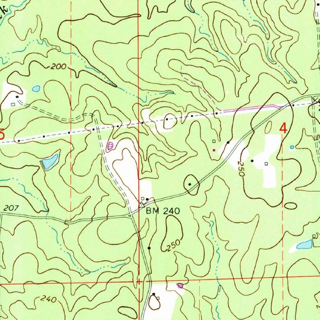 Grapevine, AR (1964, 24000-Scale) Map by United States Geological ...