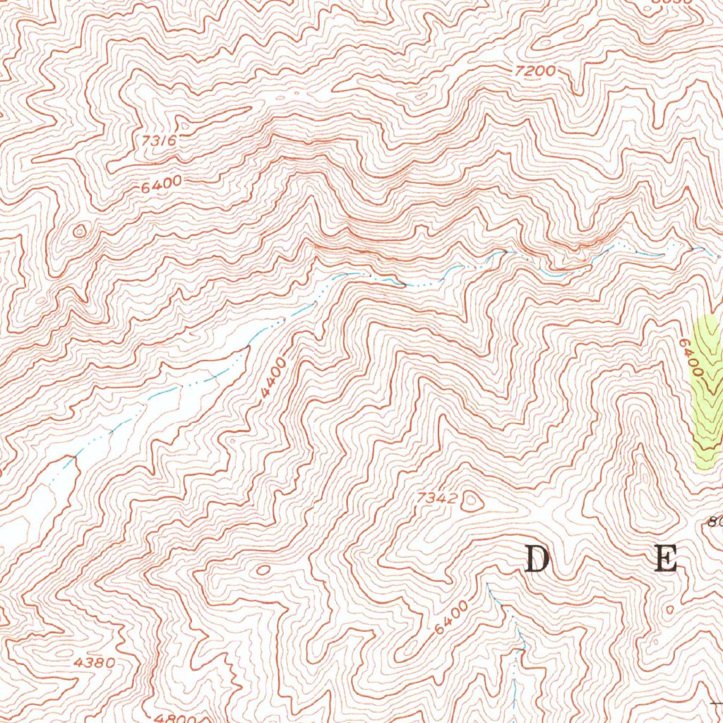 Grapevine Peak, NV-CA (1957, 62500-Scale) Map by United States ...