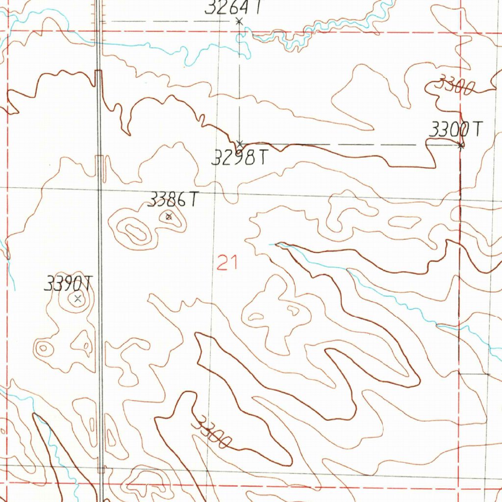 Grass Range NE, MT (1986, 24000-Scale) Map by United States Geological ...