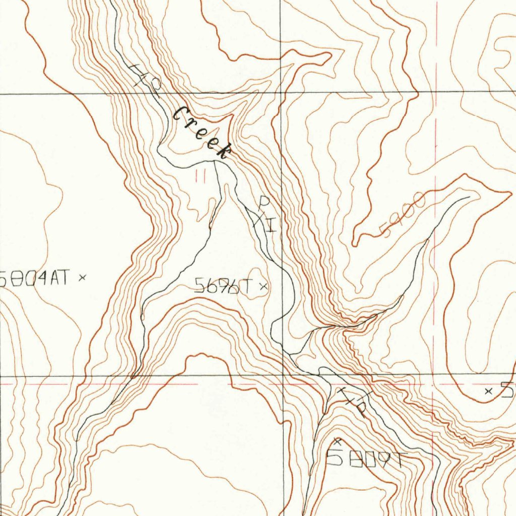 Grasshopper Flat South, OR (1982, 24000-Scale) Map by United States ...
