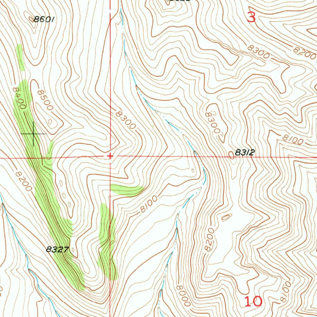 Grave Spring, WY (1952, 24000-Scale) Map by United States Geological ...