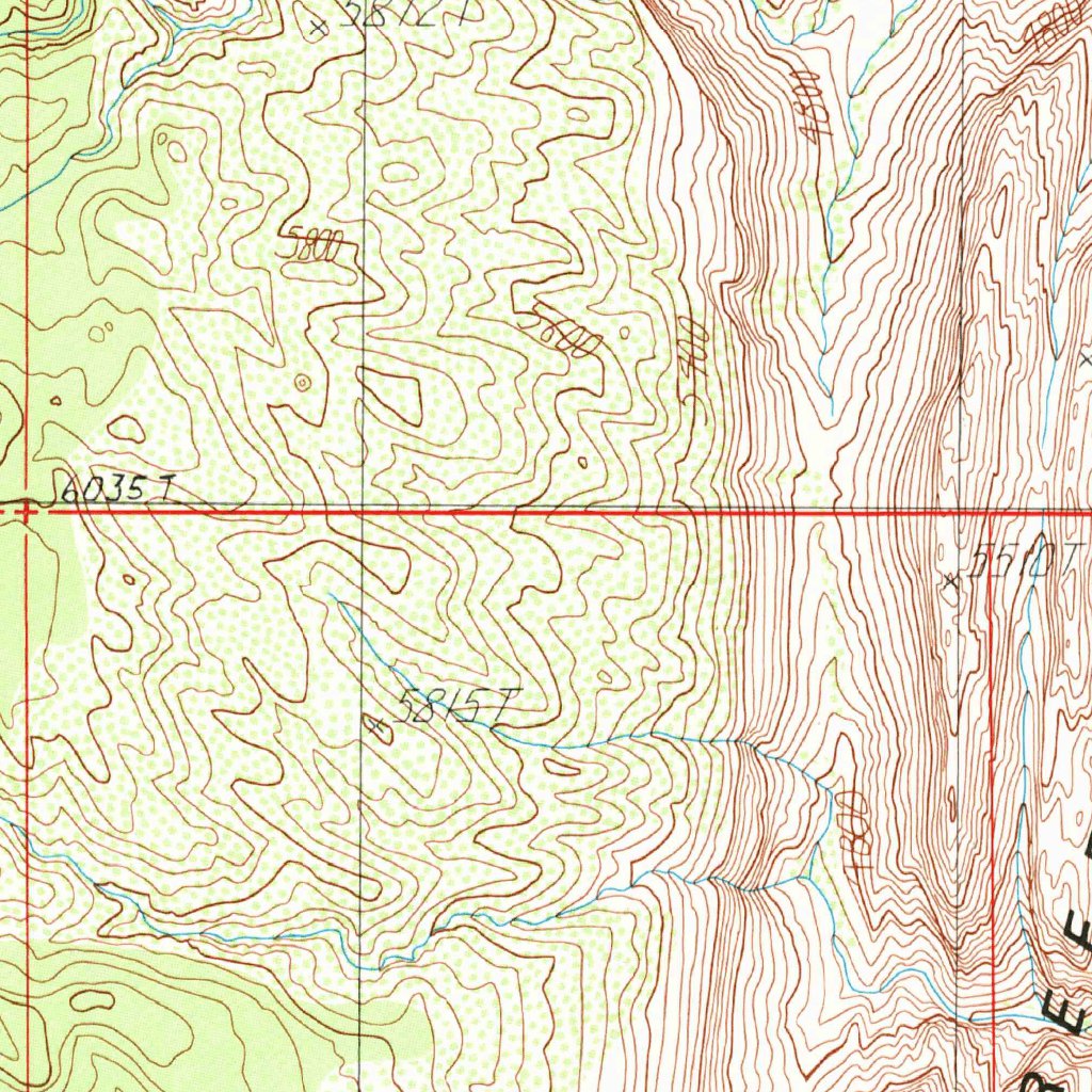 Greasewood Draw, UT (1988, 24000-Scale) Map by United States Geological ...