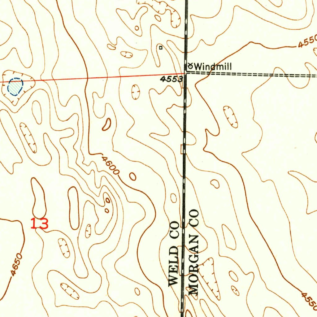 Greasewood Lake, CO (1950, 24000-Scale) Map by United States Geological ...
