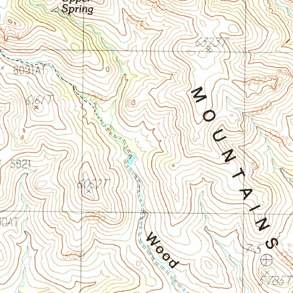 Greasewood Mountain, AZ (1985, 24000-Scale) Map by United States ...