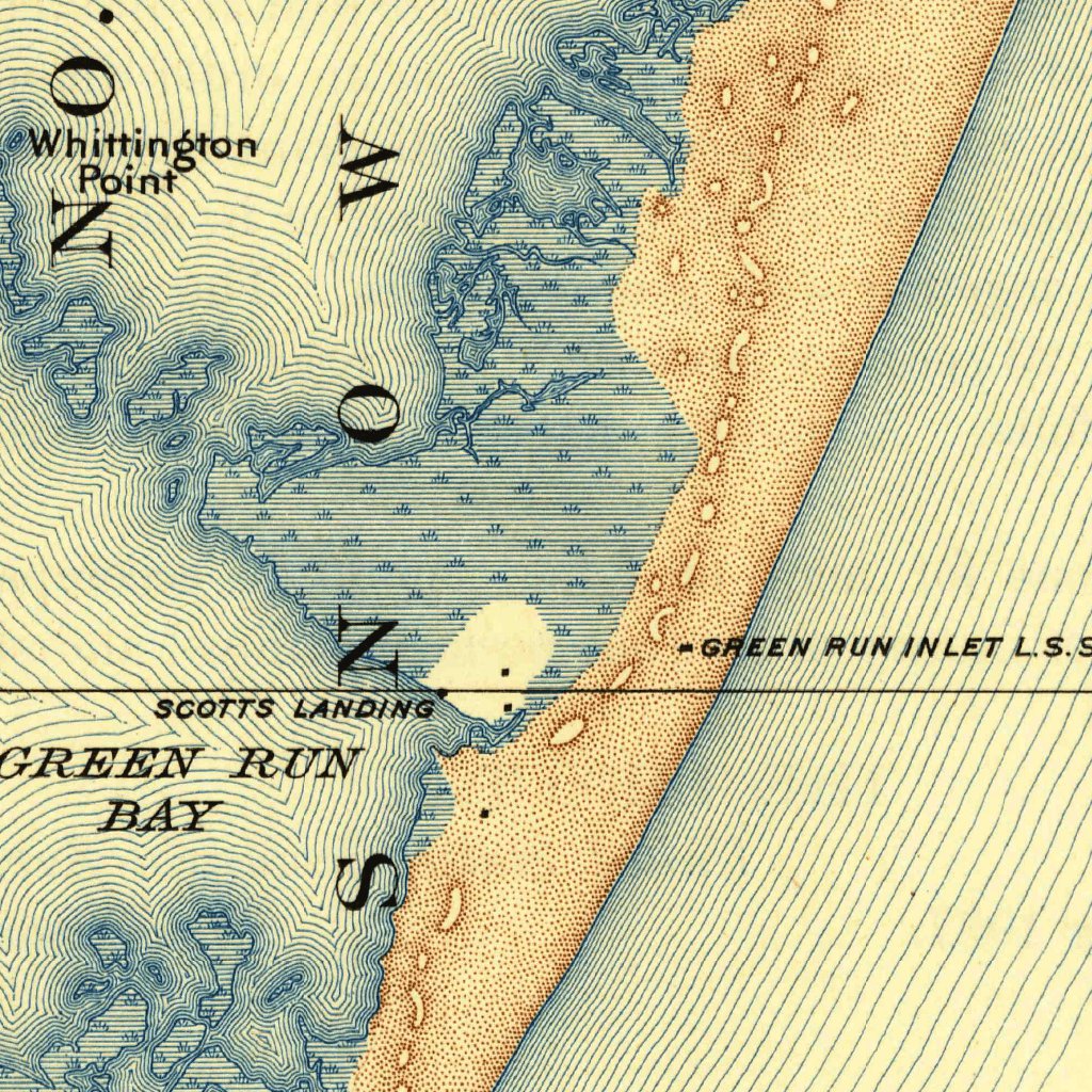 Green Run, MD-VA (1901, 62500-Scale) Map by United States Geological ...