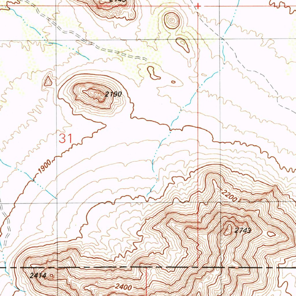 Greene Reservoir, AZ (1981, 24000-Scale) Map by United States ...
