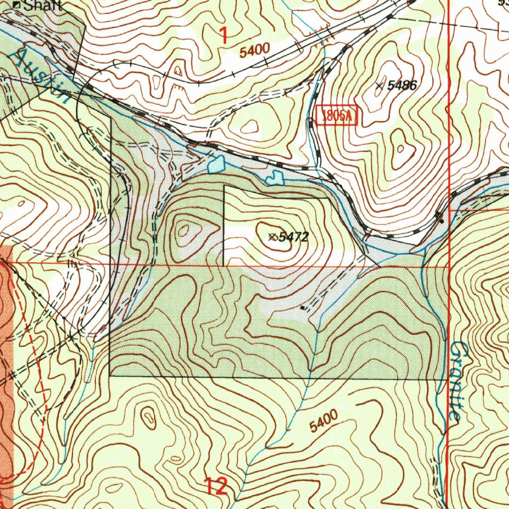 Greenhorn Mountain, MT (2001, 24000-Scale) Map by United States ...