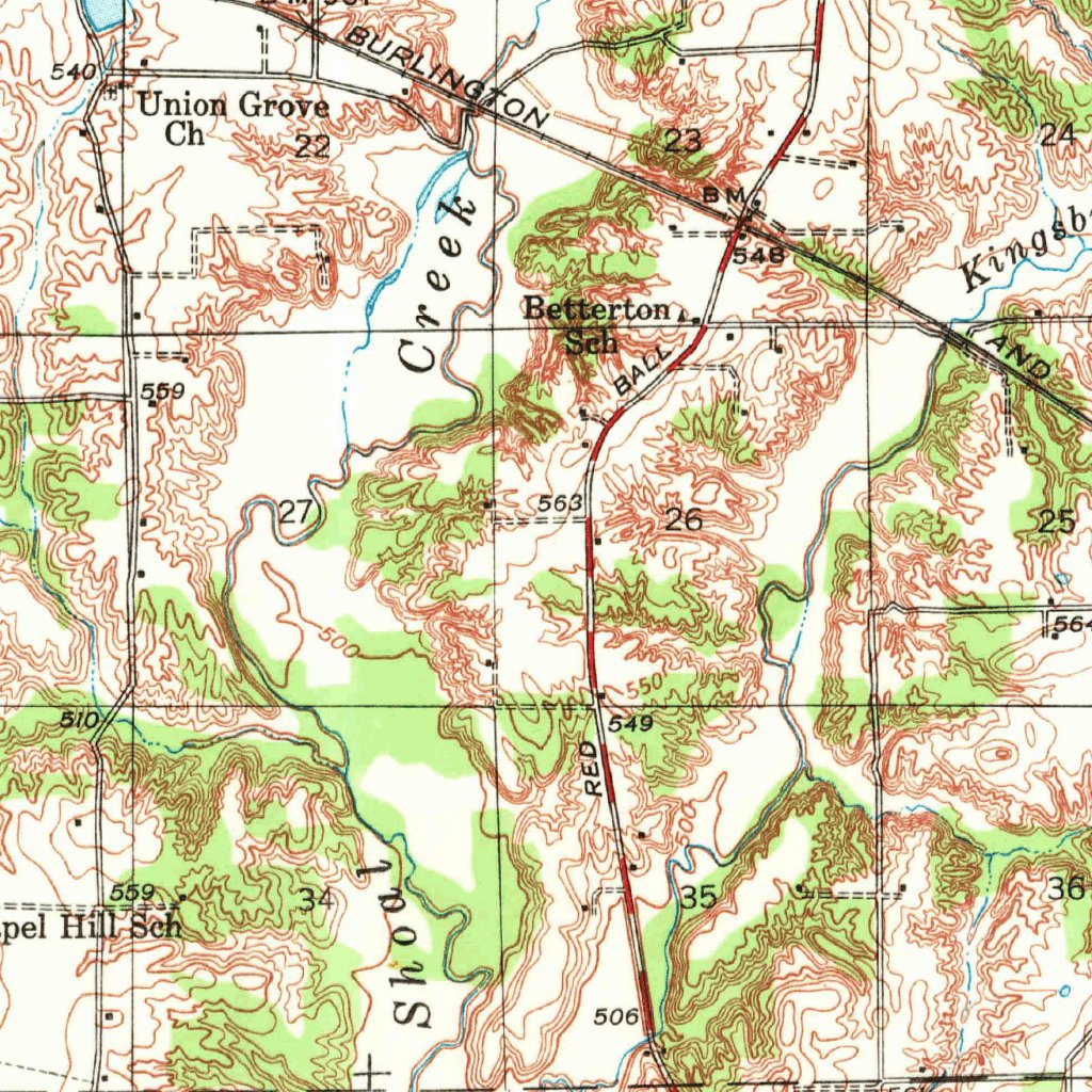 Greenville, IL (1939, 62500-Scale) Map by United States Geological ...