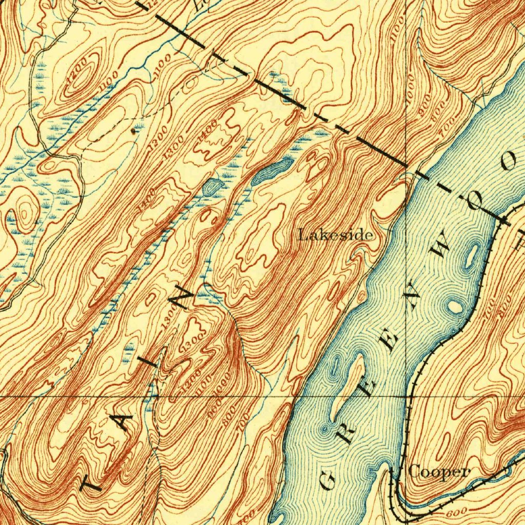 Greenwood Lake, NY-NJ (1903, 62500-Scale) Map by United States ...