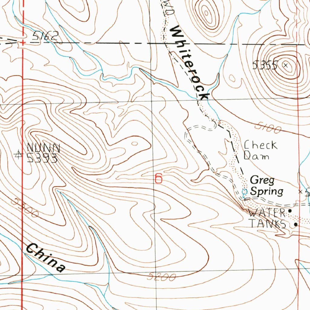 Greg Hills, NM (1989, 24000-Scale) Map by United States Geological ...