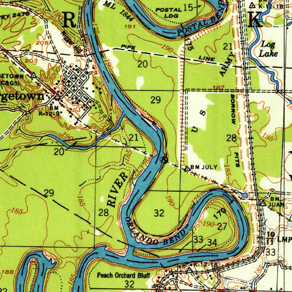 Gregory, AR (1957, 62500-Scale) Map by United States Geological Survey ...
