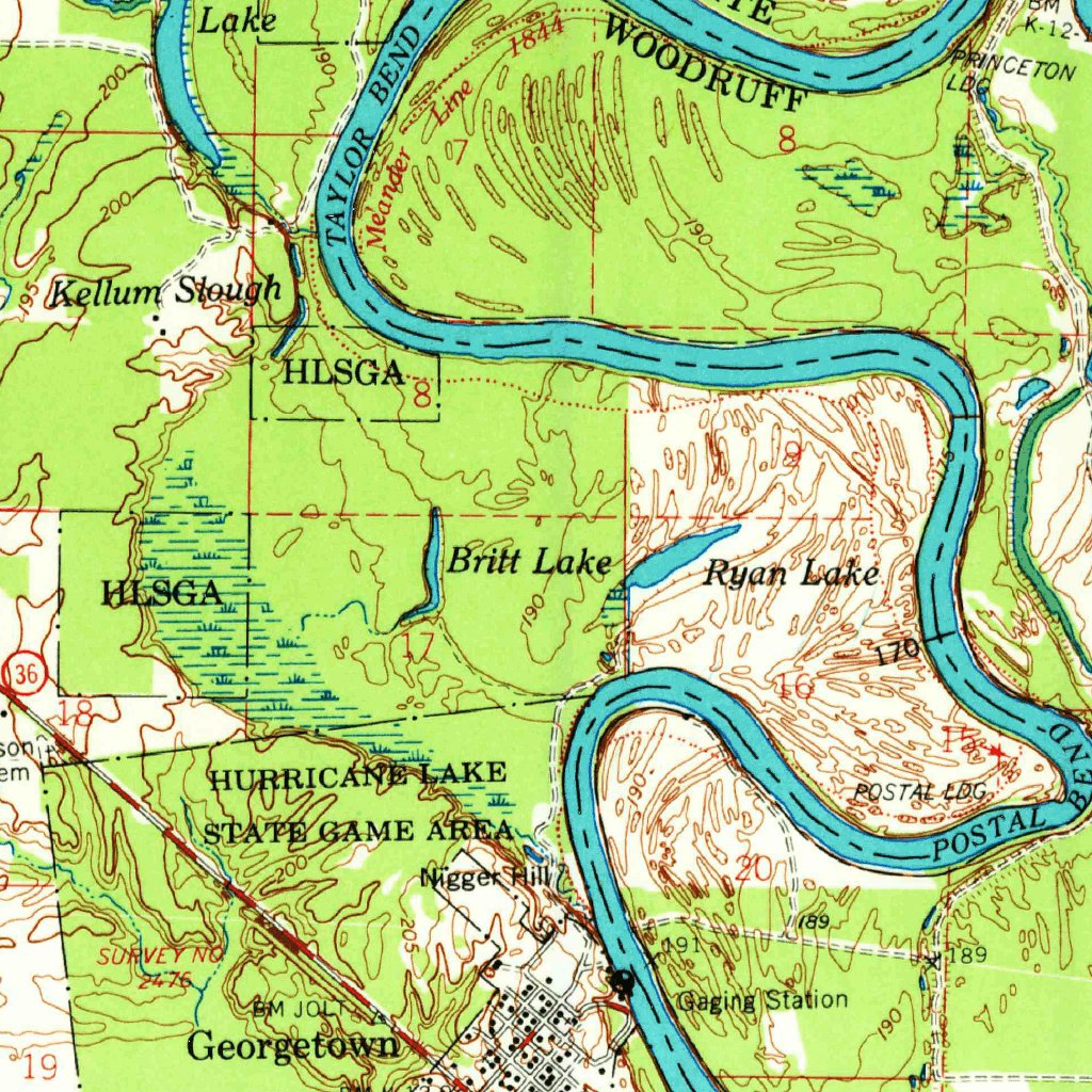 Gregory, AR (1972, 62500-Scale) Map by United States Geological Survey ...