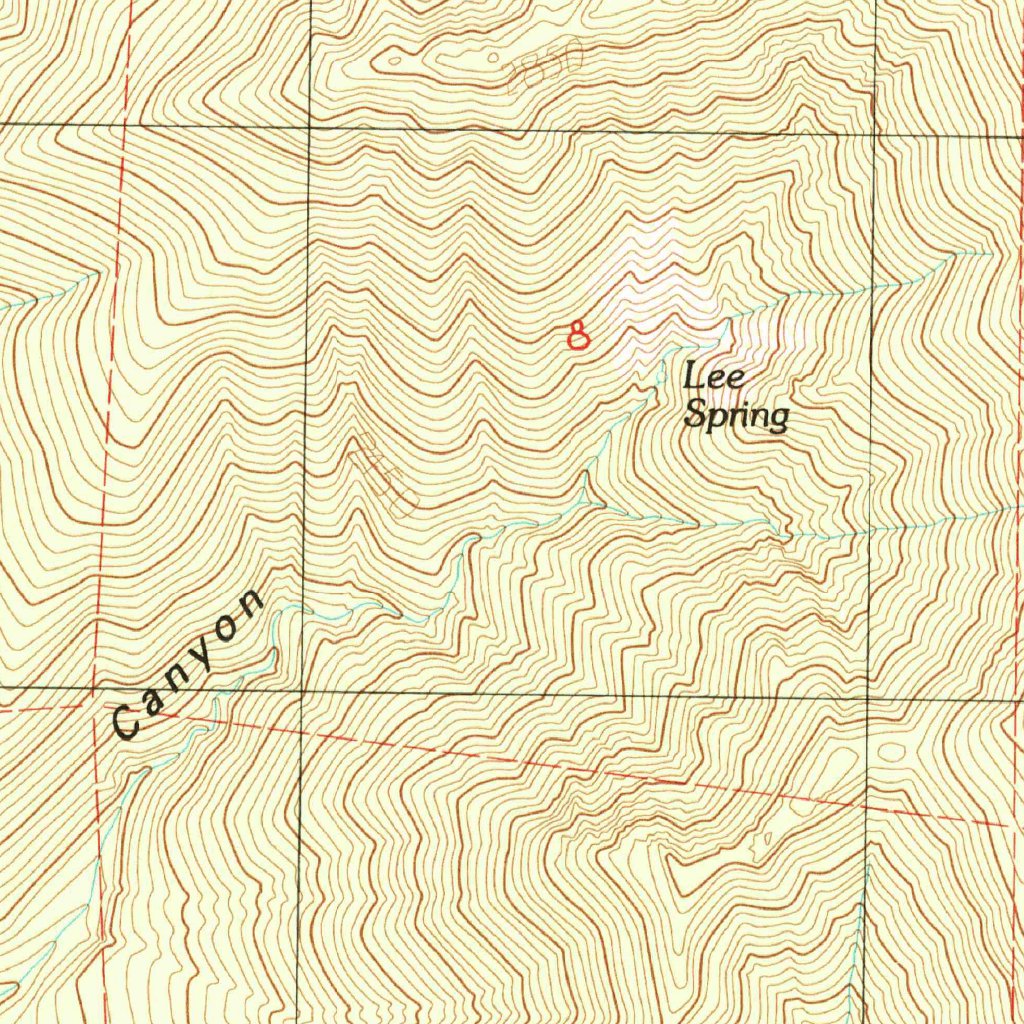 Griffith Peak, NV (1984, 24000-Scale) Map by United States Geological ...