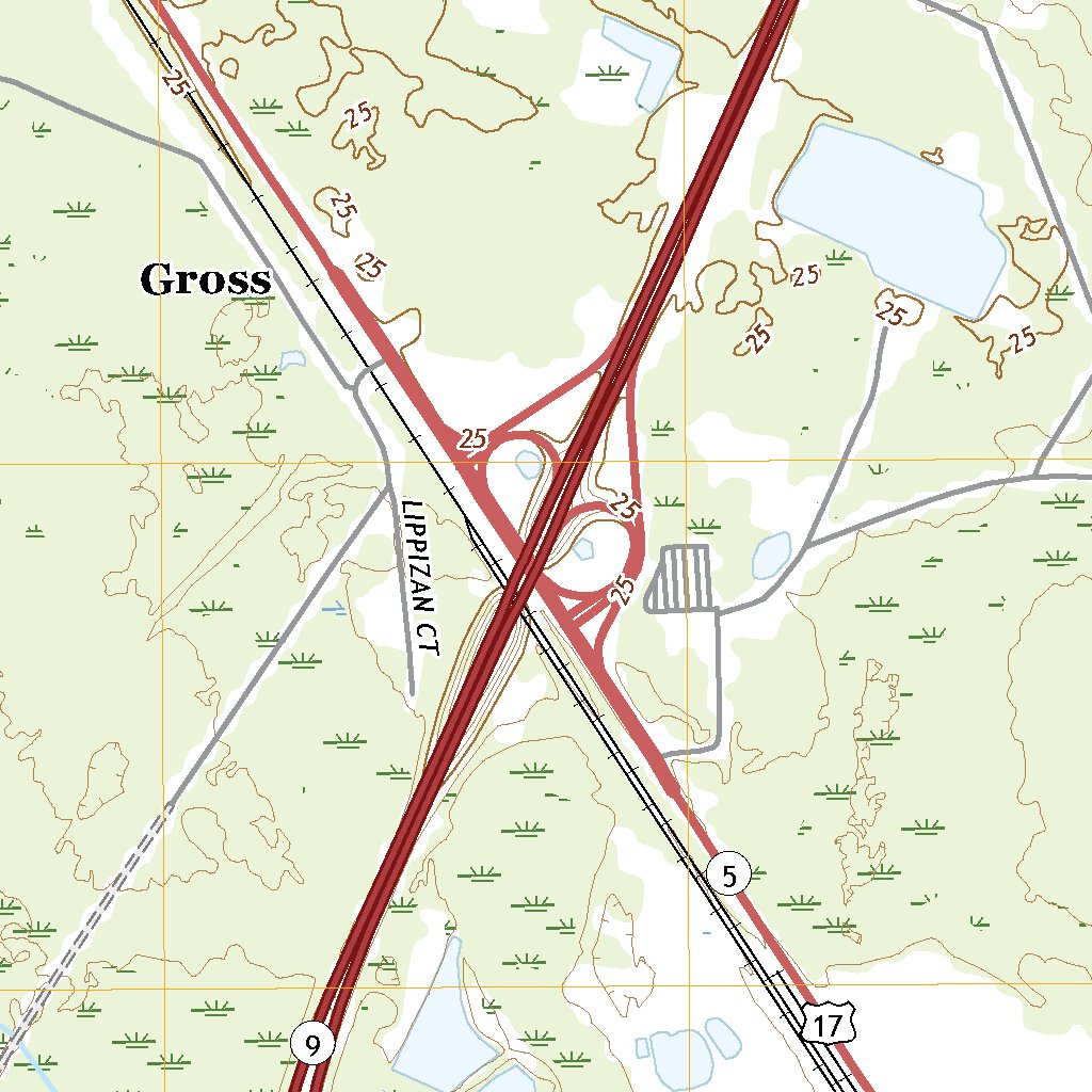 Gross, FL (2021, 24000-Scale) Map by United States Geological Survey ...