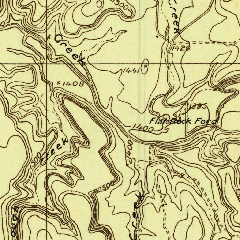 Grosvenor, TX (1924, 48000-Scale) Map by United States Geological ...