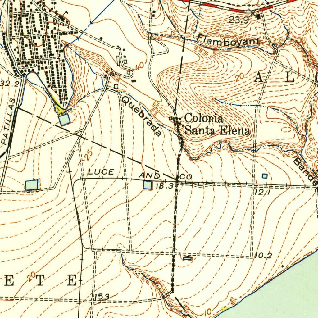 Guayama, PR (1952, 30000-Scale) Map by United States Geological Survey ...