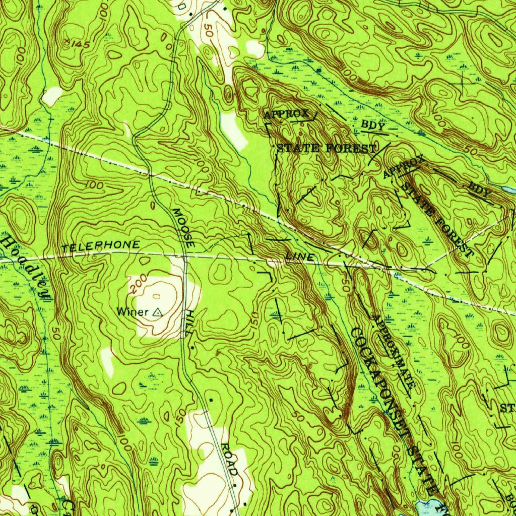 Guilford, CT (1954, 31680-Scale) Map by United States Geological Survey ...