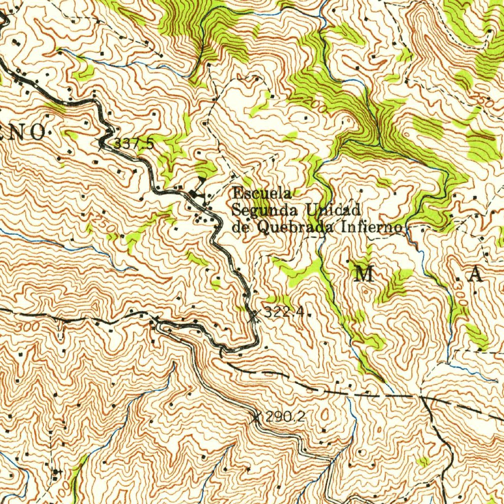 Gurabo, PR (1955, 30000-Scale) Map by United States Geological Survey ...