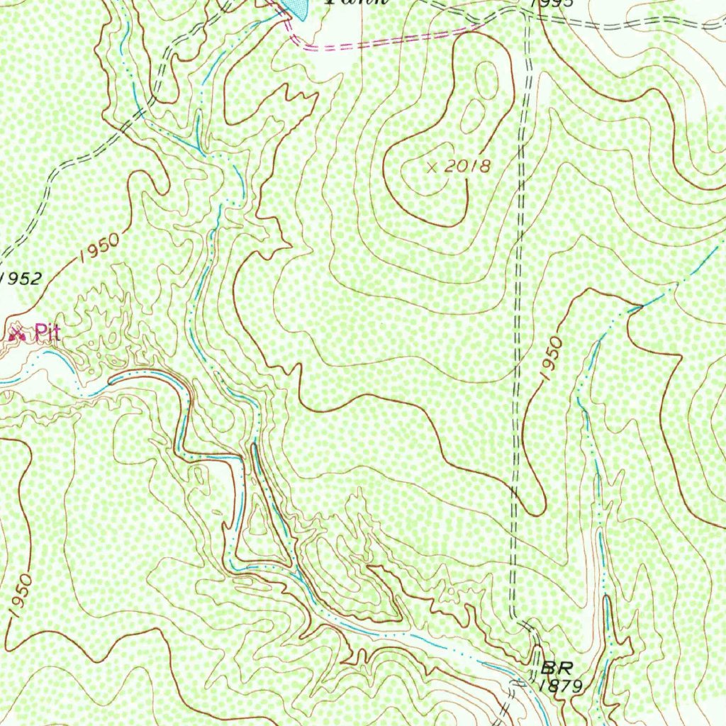 Guthrie NW, TX (1967, 24000-Scale) Map by United States Geological ...