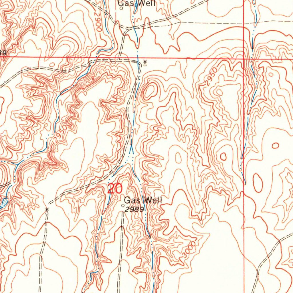 Guymon NE, OK (1968, 24000-Scale) Map by United States Geological ...
