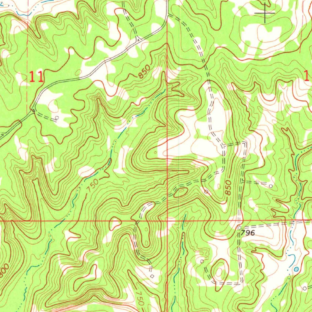 Gypsy, OK (1973, 24000-Scale) Map by United States Geological Survey ...