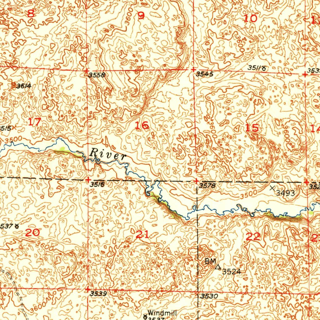 Gypsy Valley, NE (1951, 62500-Scale) Map by United States Geological ...