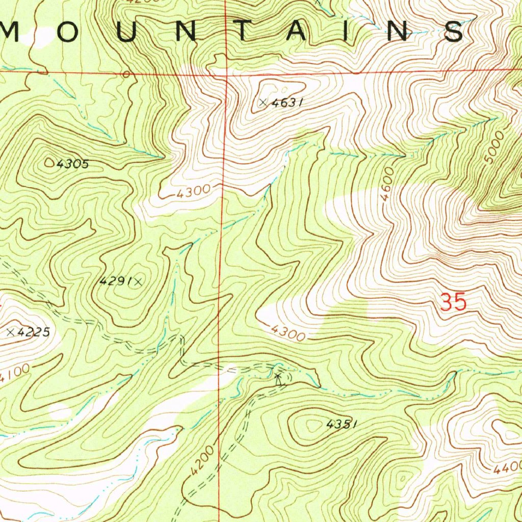 Hackberry, AZ (1968, 24000-Scale) Map by United States Geological ...
