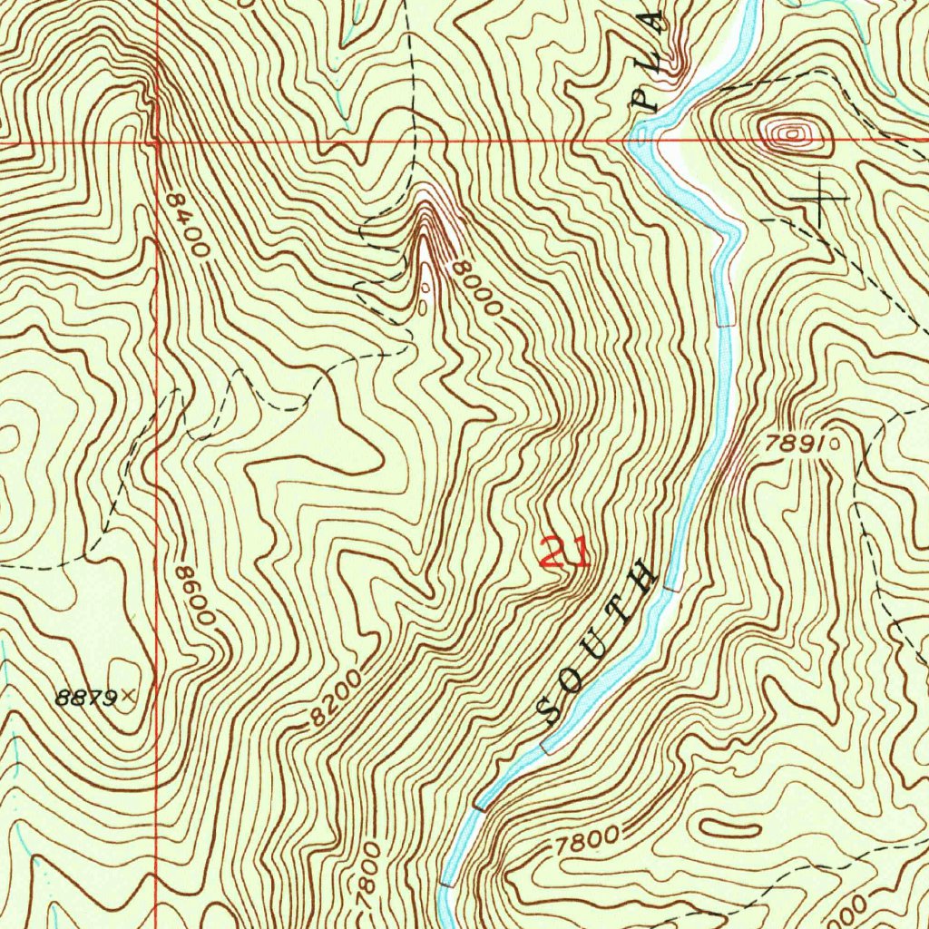 Hackett Mountain, CO (1956, 24000-Scale) Map by United States ...