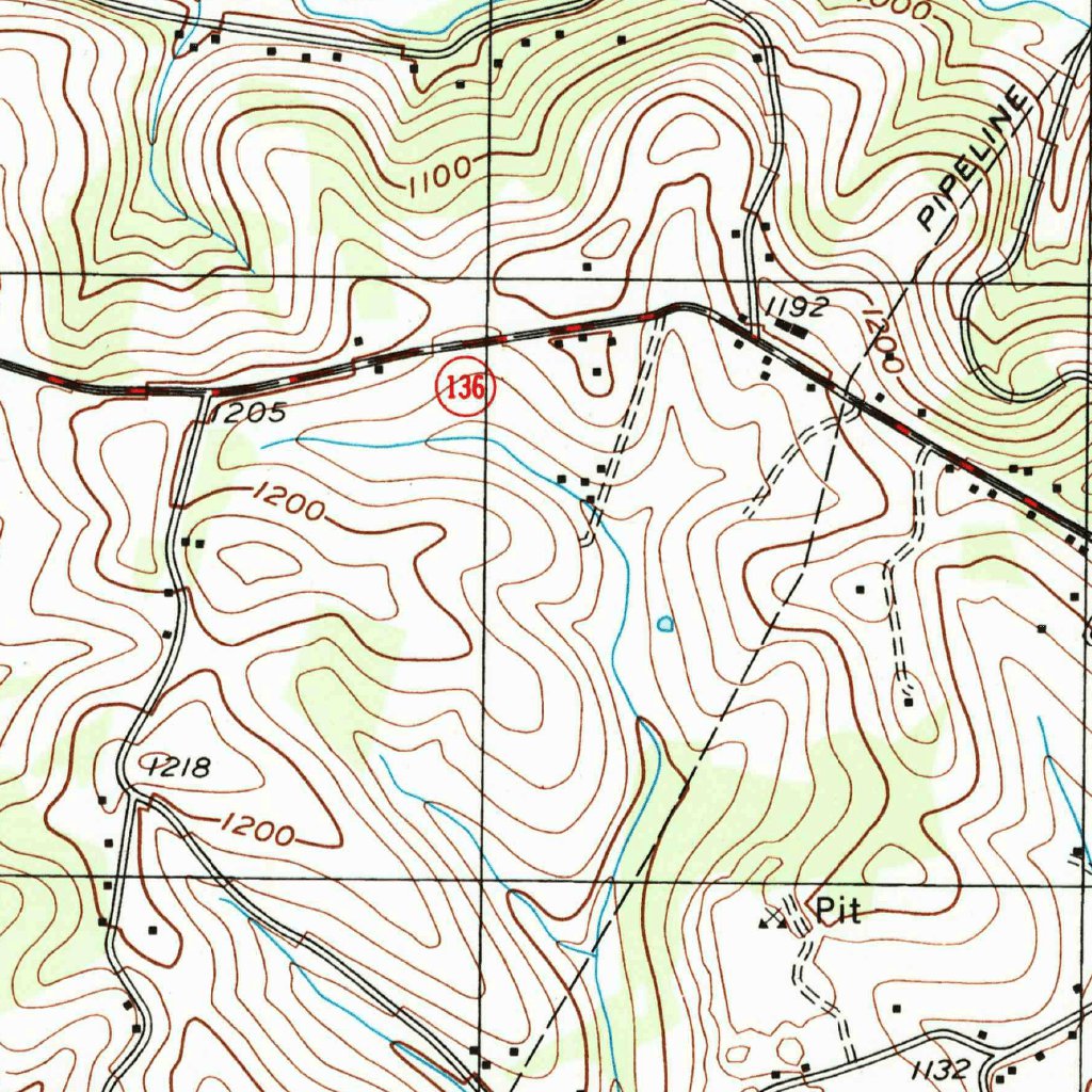 Hackett, PA (1993, 24000-Scale) Map by United States Geological Survey ...