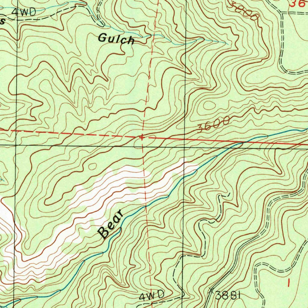 Hagaman Gulch, CA (1985, 24000-Scale) Map by United States Geological ...