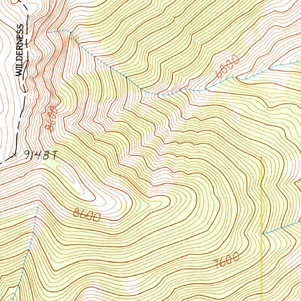 Haiwee Pass, CA (1987, 24000-Scale) Map by United States Geological ...