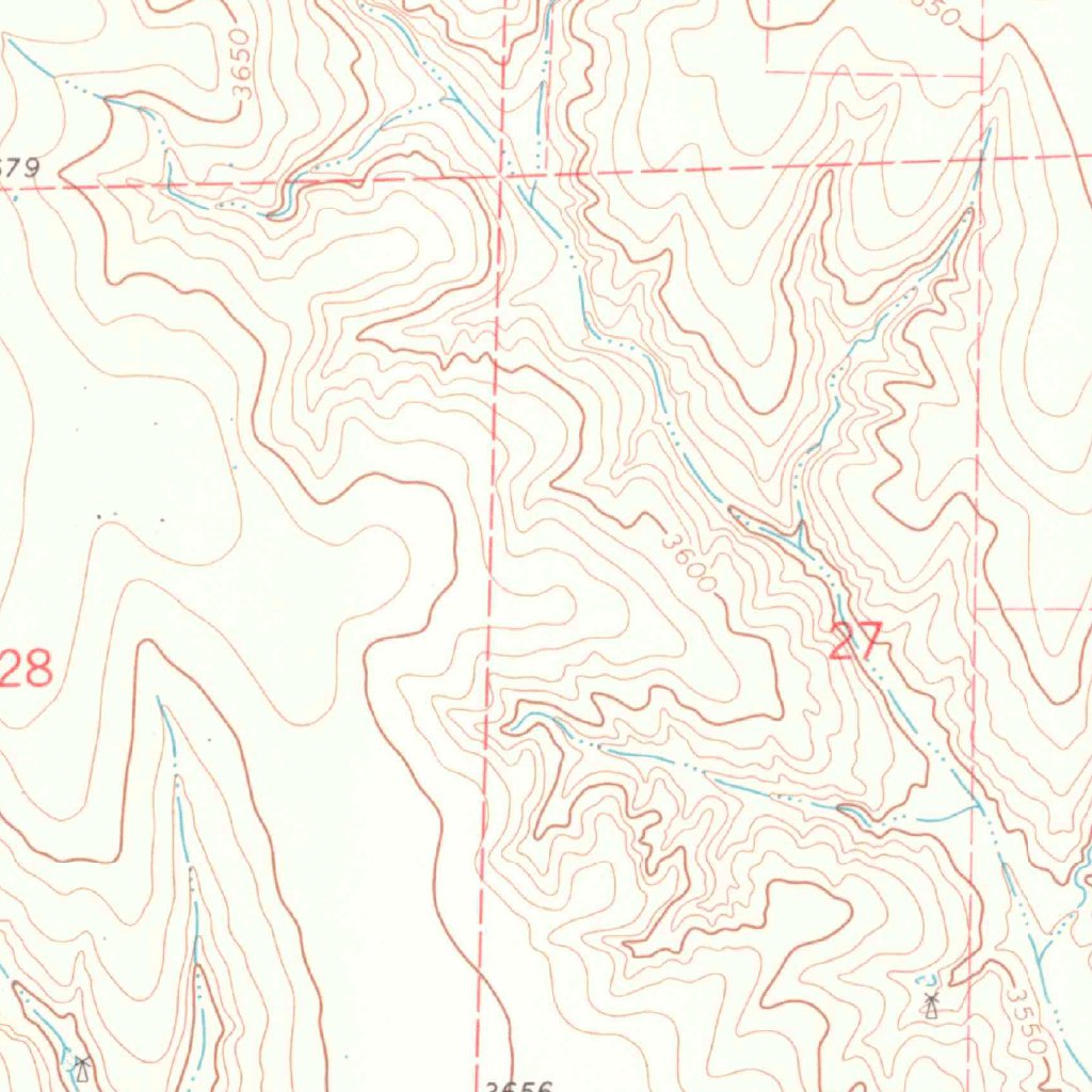 Hale Ponds, CO-KS (1971, 24000-Scale) Map by United States Geological ...