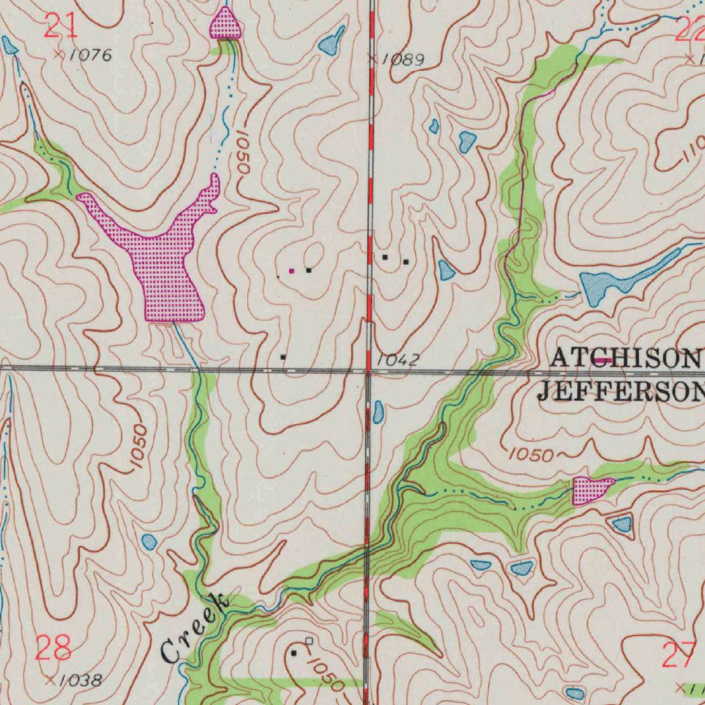 Half Mound, KS (1959, 24000-Scale) Map by United States Geological ...