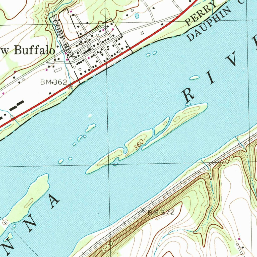 Halifax, PA (1995, 24000-Scale) Map by United States Geological Survey ...
