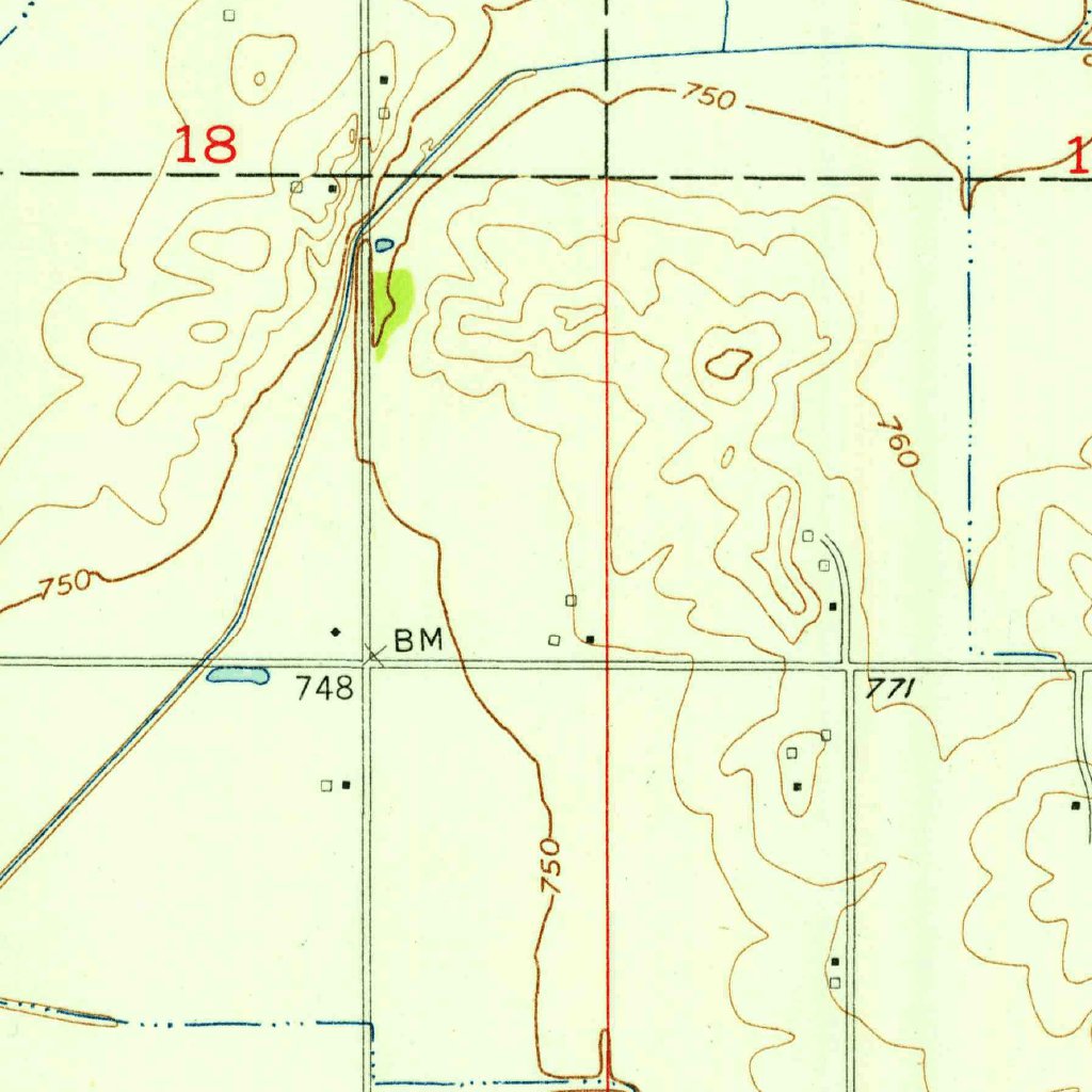 Hall, IN (1955, 24000-Scale) Map by United States Geological Survey ...