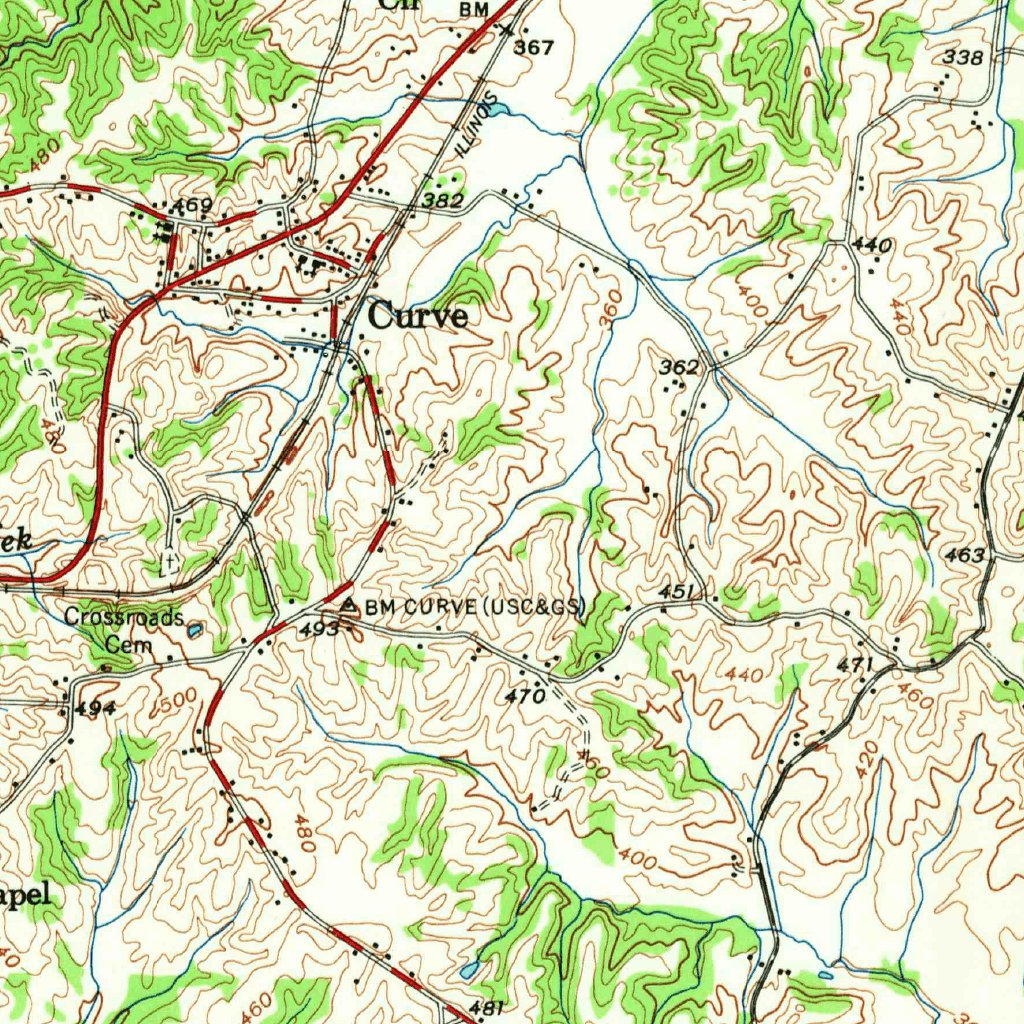 Halls, TN (1961, 62500-Scale) Map by United States Geological Survey ...
