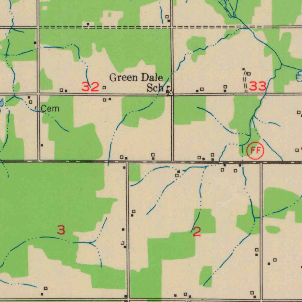 Hamburg, WI (1951, 48000-Scale) Map by United States Geological Survey ...