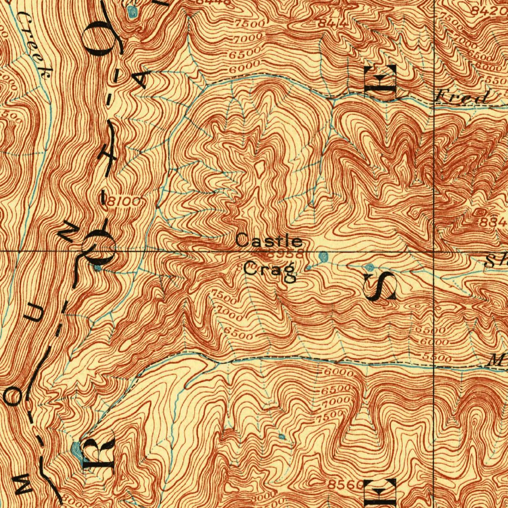 Hamilton, MT-ID (1901, 125000-Scale) Map by United States Geological ...
