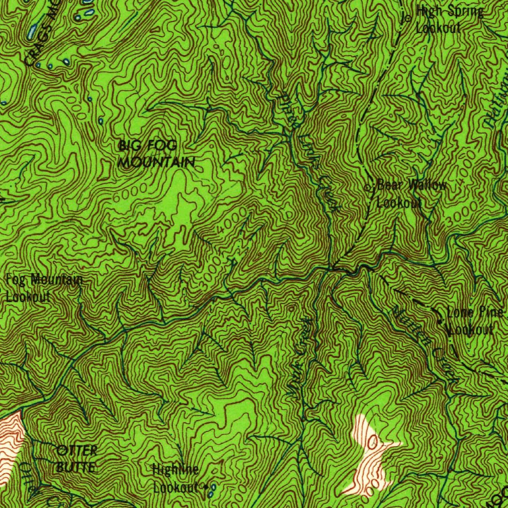 Hamilton, MT-ID (1964, 250000-Scale) Map by United States Geological ...