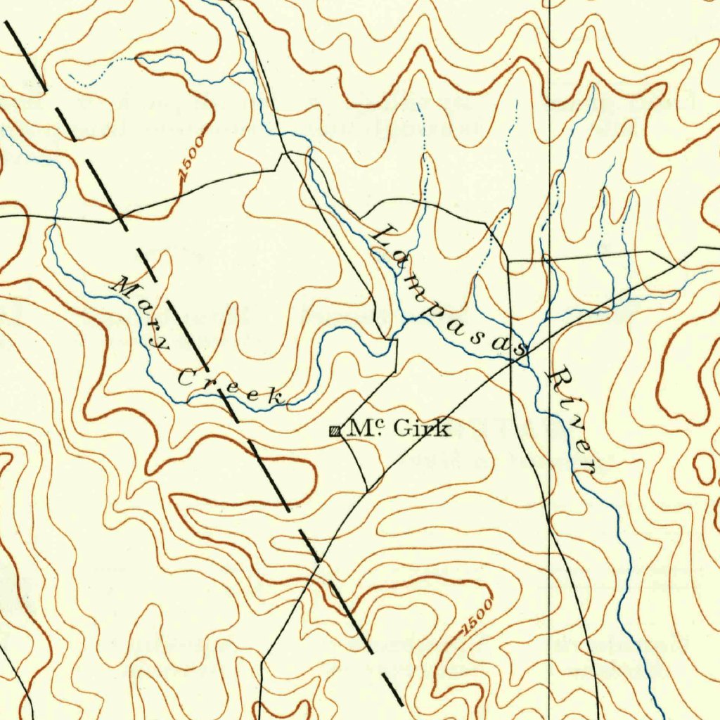 Hamilton, TX (1894, 125000-Scale) Map by United States Geological ...
